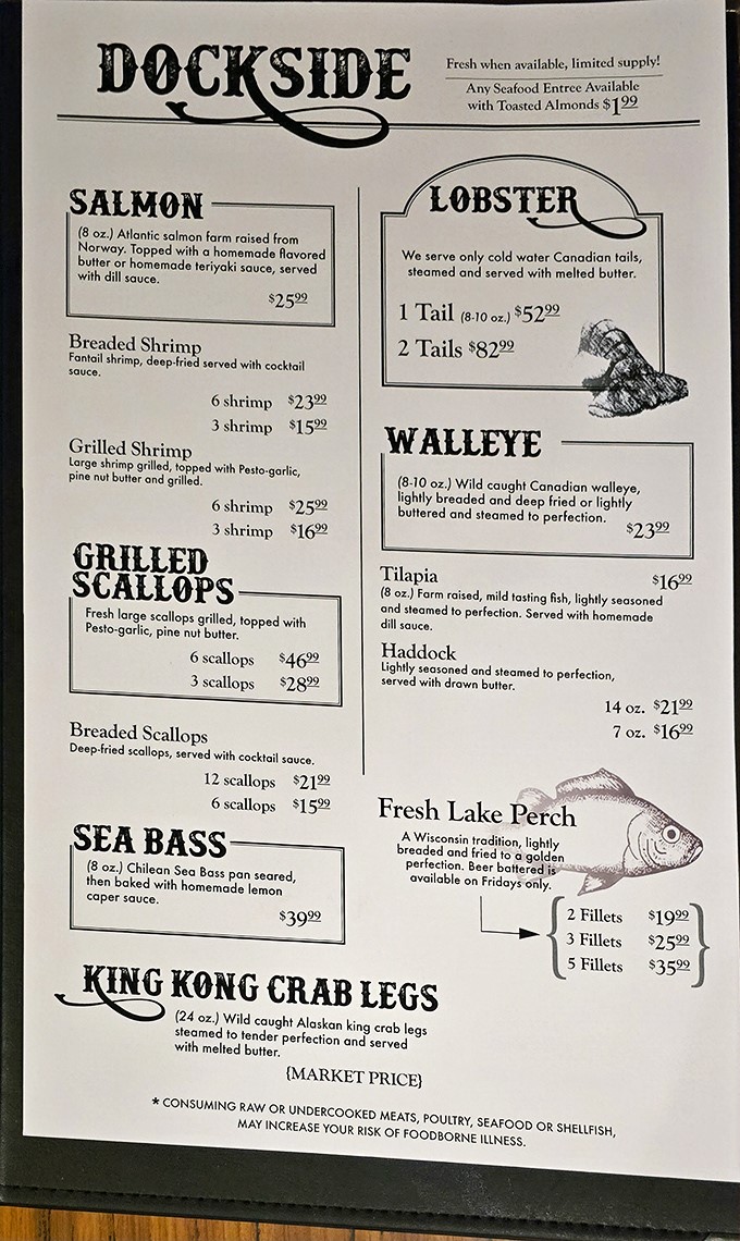 The seafood menu reads like a love letter to your taste buds. Those King Kong crab legs aren't just a meal&mdash;they're an adventure.