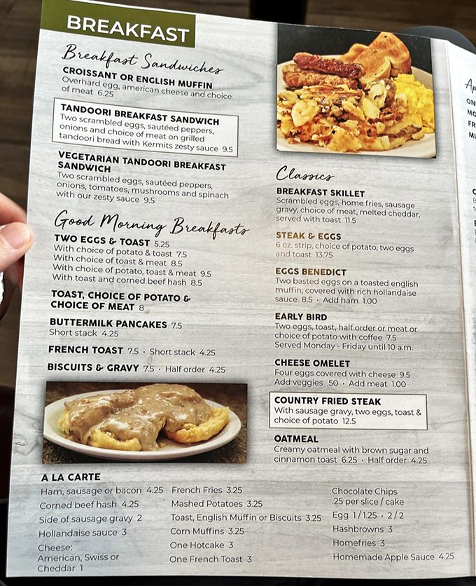 This menu reads like a love letter to everything your cardiologist warned you about.