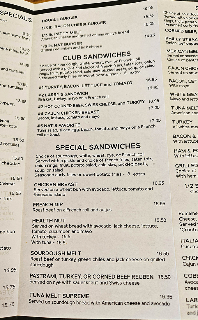 A menu that reads like a love letter to American breakfast, with plot twists on every page.