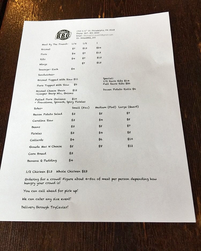 A menu that reads like a love letter to carnivores &ndash; simple, direct, and absolutely no kale in sight.