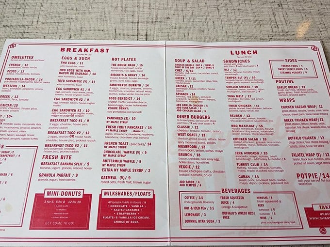 This menu is basically a love letter to everyone who's ever woken up hungry and hopeful.