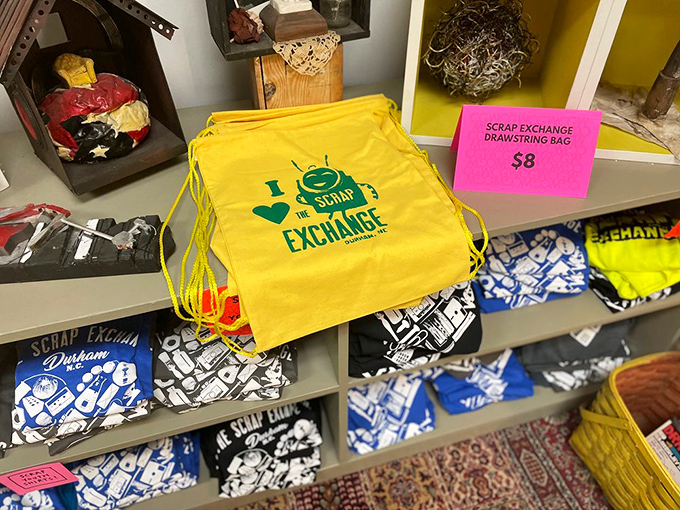 The famous yellow "Dreamstring Bag" isn't just a shopping tote&mdash;it's your golden ticket to a creative scavenger hunt.