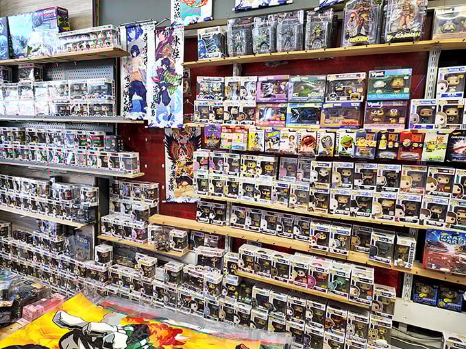 Pop culture paradise where collectors can spend hours hunting for that perfect Funko figure to complete their shrine of nostalgia.