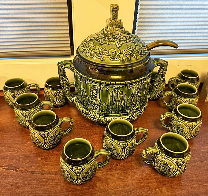 That green ceramic punch bowl set isn't just serving ware&mdash;it's your ticket to becoming the most interesting host on the block.