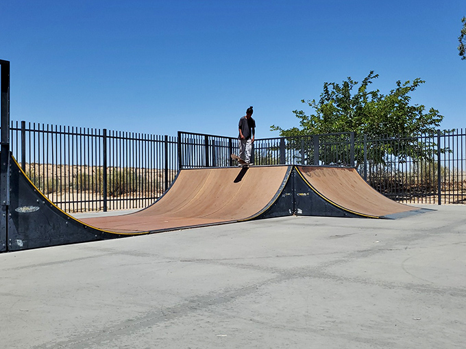 Even in the desert wilderness, skaters find their tribe at Joshua Tree's community skatepark &ndash; proof that California cool thrives in any climate.