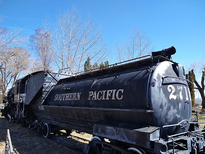 This Southern Pacific locomotive isn't just a museum piece&mdash;it's a reminder of when the railroad connected this remote corner to the wider world.