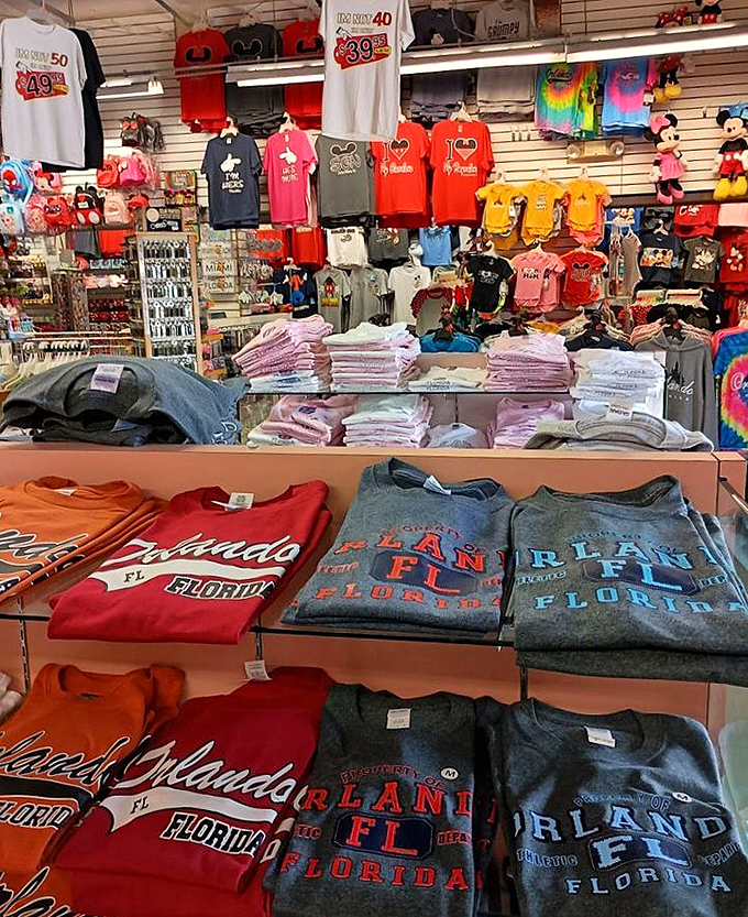 Florida pride on full display! These colorful tees let you take home a slice of sunshine without emptying your wallet.