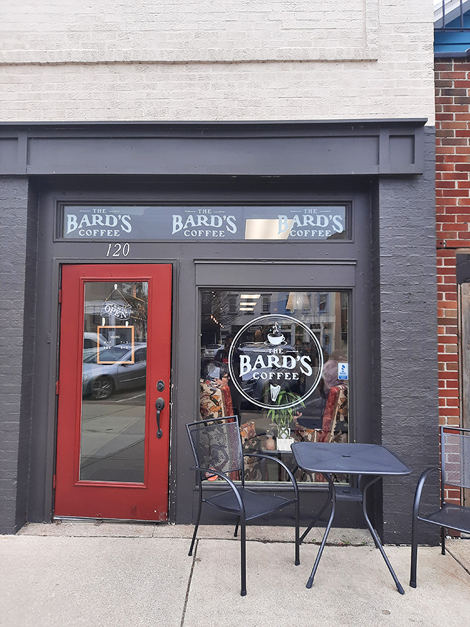 That red door at Bard's Coffee isn't just an entrance&mdash;it's a portal to the land of perfectly pulled espressos and neighborhood gossip.