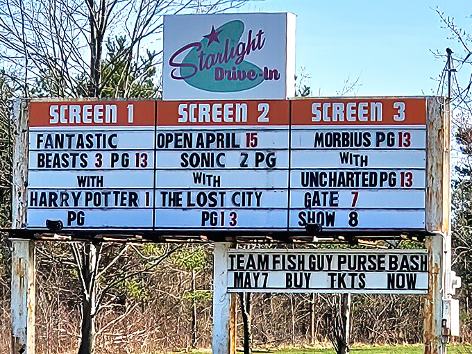 The marquee tells stories before the movies even begin&mdash;a colorful promise of adventures waiting just beyond the ticket booth.