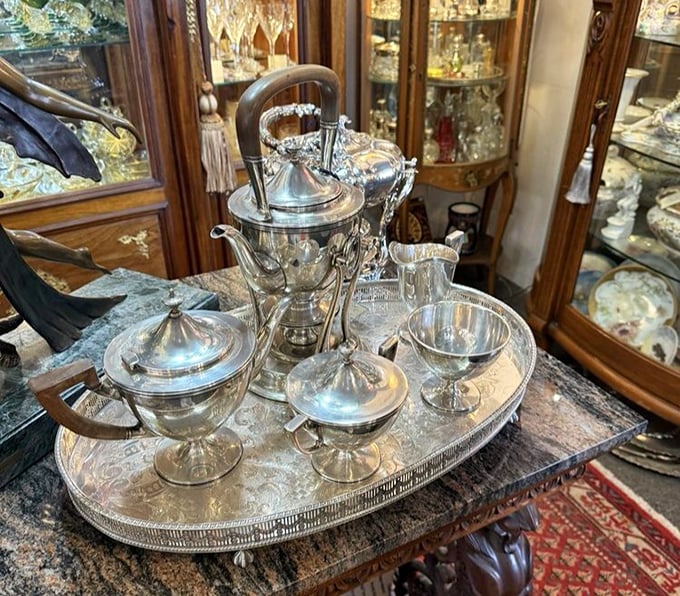 This sterling silver tea service isn't just tableware&mdash;it's a time machine to an era when afternoon tea was an event worthy of such magnificent craftsmanship.