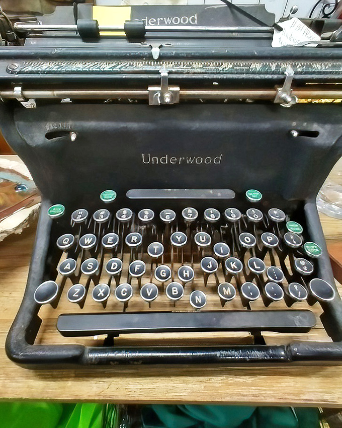 This Underwood typewriter isn't just vintage technology &ndash; it's a portal to an era when every keystroke mattered and backspace wasn't an option.