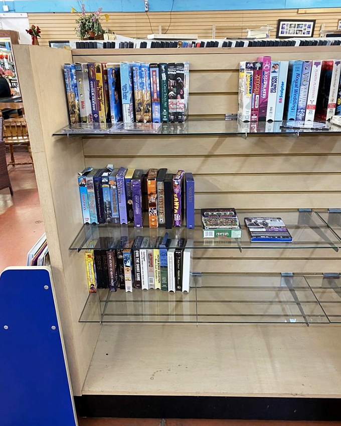 Remember when "Netflix and chill" meant actually rewinding the tape? This VHS collection is a time capsule of movie nights past.