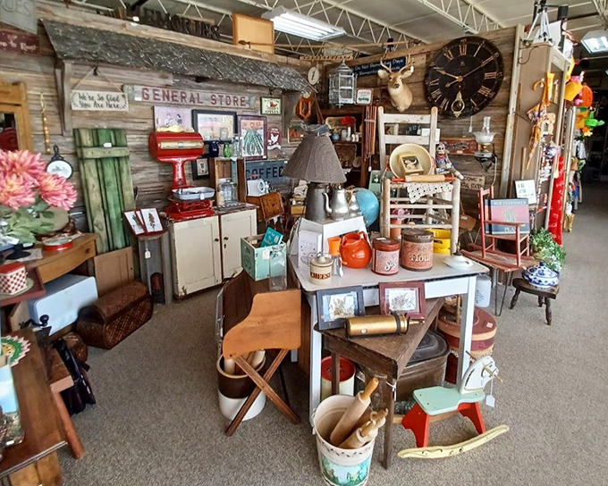 This isn't just shopping&mdash;it's time travel with price tags. Each booth offers a portal to a different era of American life.