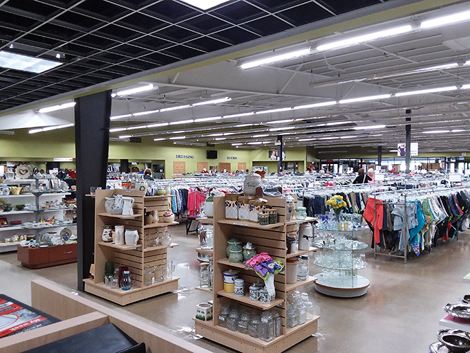 Rows upon rows of treasures await discovery&mdash;this isn't just shopping, it's an archaeological expedition through America's collective closets.