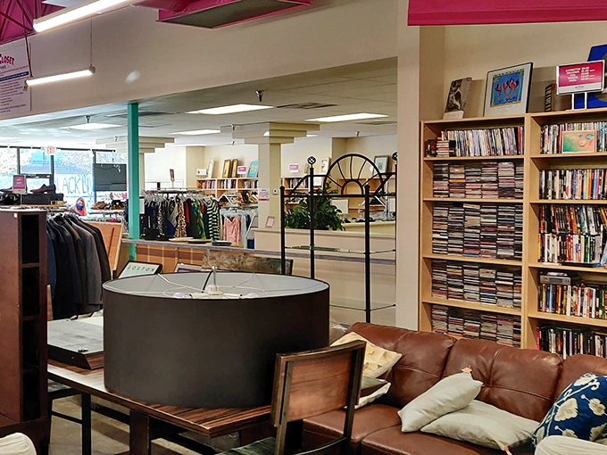 Inside reveals the promised land of organized chaos&mdash;racks stretching toward the horizon like crops in a fashion farm.