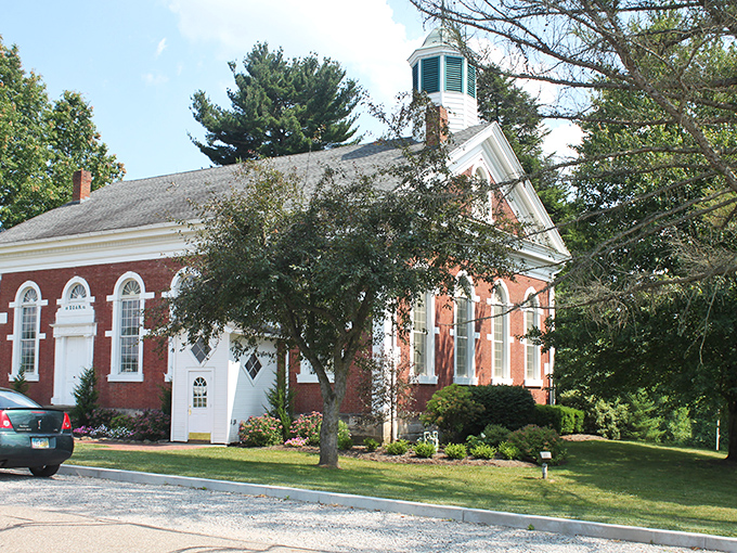 This brick church isn't just architectural eye candy—it's where generations of Zoarites gathered to worship without the flashy distractions of modern religion's light shows and coffee bars.