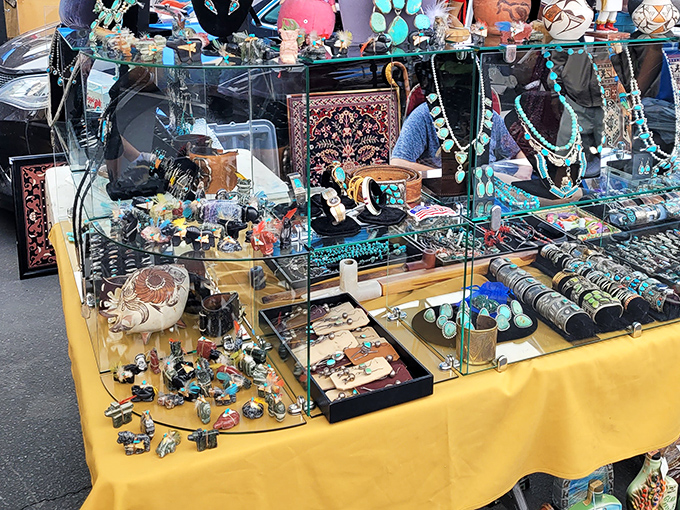 Turquoise jewelry that would make Stevie Nicks jealous &ndash; each piece more stunning than the last.