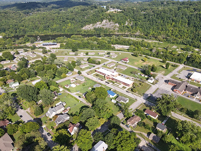 From above, Rockwood reveals its perfect balance &ndash; neighborhoods nestled among lush greenery, proving that humans and nature can be excellent roommates.