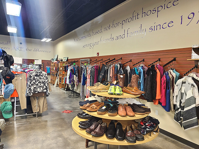 Not just clothes, but stories hanging on these racks&mdash;each garment waiting for its second chapter to begin.