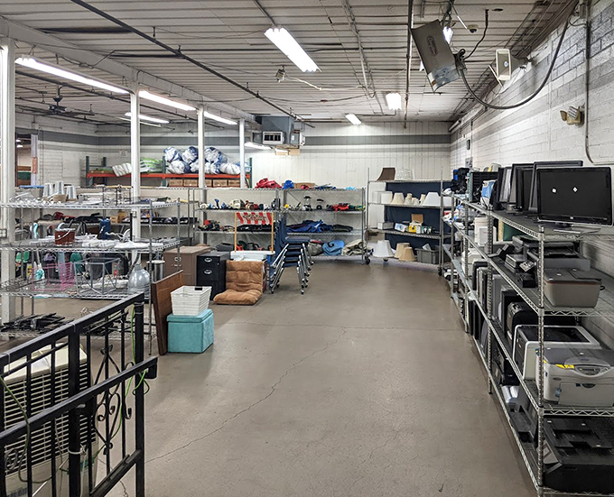 The back room electronics bazaar. One person's obsolete technology is another's vintage find&mdash;just like my collection of cassette tapes.