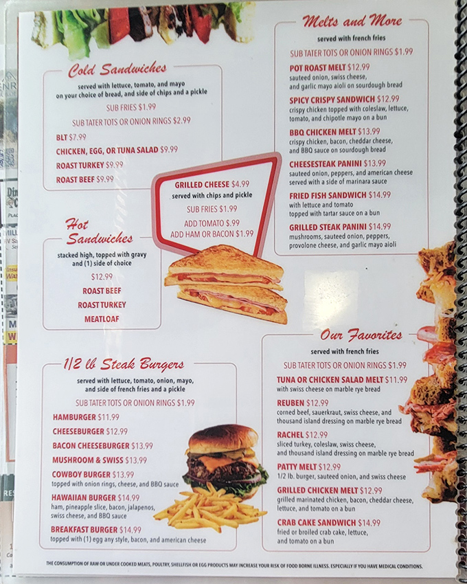 This menu isn't just a list of food&mdash;it's a roadmap to happiness. The toughest decision you'll make today is which comfort food to choose.