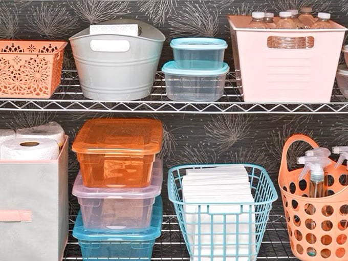 Organization heaven awaits! These colorful storage solutions prove that tidying up doesn't require emptying your wallet.
