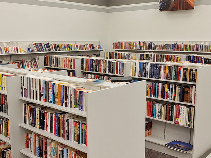 A bibliophile's dream come true&mdash;shelves upon shelves of literary adventures waiting to be discovered for pocket change.