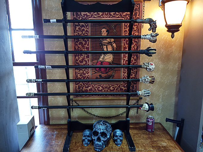 These ornate torture implements with decorative handles prove that medieval craftsmen took pride in their work, no matter how disturbing the purpose.