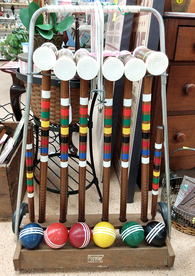 This vintage croquet set isn't just sporting equipment&mdash;it's a time machine to backyard gatherings where smartphones didn't interrupt conversation.