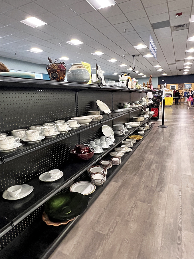 Dinnerware heaven awaits. Find that missing piece from Grandma's china or start a whole new collection without breaking the bank.