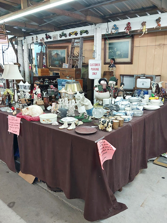 Customer parking only &ndash; because these vintage treasures and handmade finds deserve their own dedicated browsing space.
