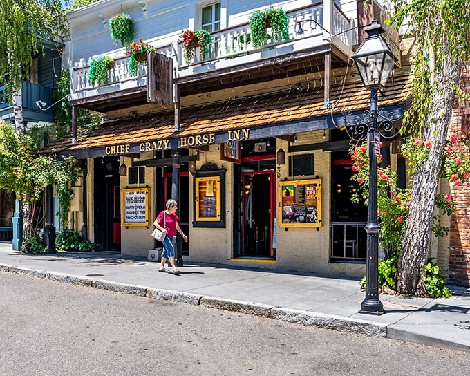 The legendary Chief Crazy Horse Inn stands as a testament to Nevada City's colorful past, inviting modern-day explorers to step back in time.