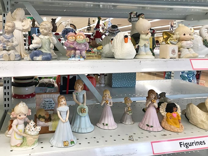 It's a miniature menagerie of memories! These figurines are ready to spark joy or fuel your next quirky collection. Marie Kondo, eat your heart out.