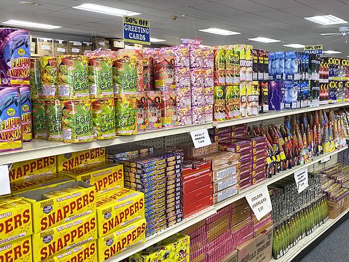 Fireworks for your backyard celebrations! The candy-colored boxes of snappers and sparklers bring childhood memories flooding back faster than you can say "hold my sparkler."