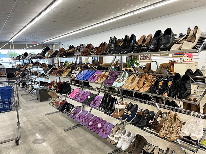 A shoe lover's paradise where every pair tells a story&mdash;and at these prices, you can afford to listen to them all.