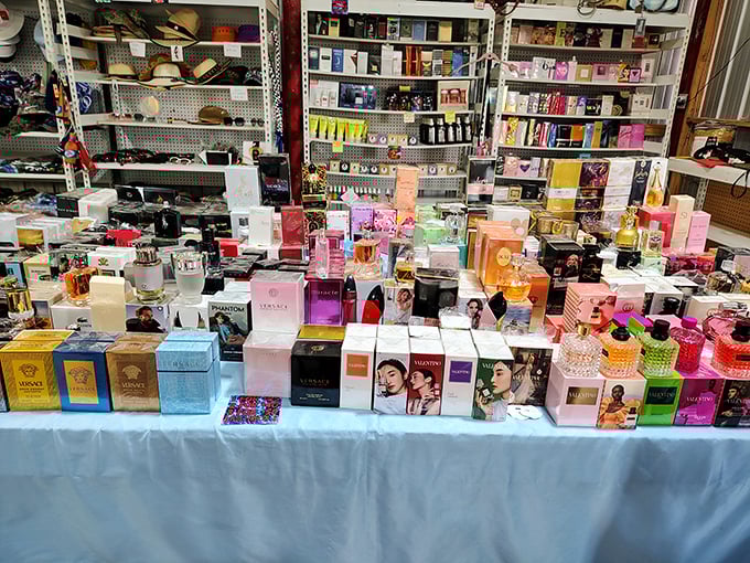 A fragrance empire that would make Coco Chanel raise an eyebrow. Here, scents range from "first date" to "meeting the parents" to "who needs savings anyway?"