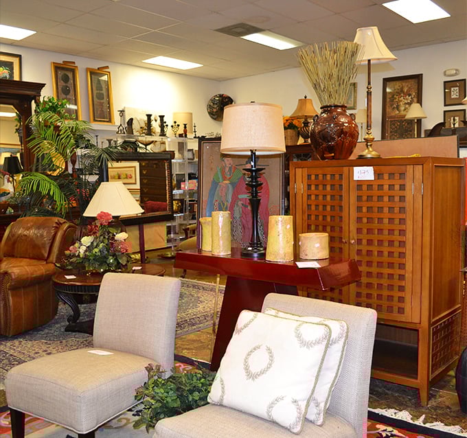 Not your grandmother's hand-me-downs! This furniture section could furnish an entire home with more style than most designer showrooms.