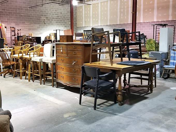 Not just furniture, but time capsules with drawers. Each wooden piece silently waiting to tell stories in someone else's home.