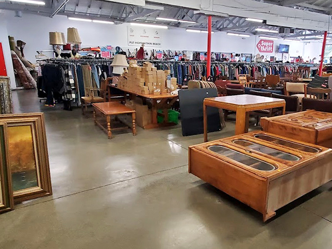 Wooden treasures await new homes, from coffee tables that have hosted countless conversations to cabinets ready for second acts.