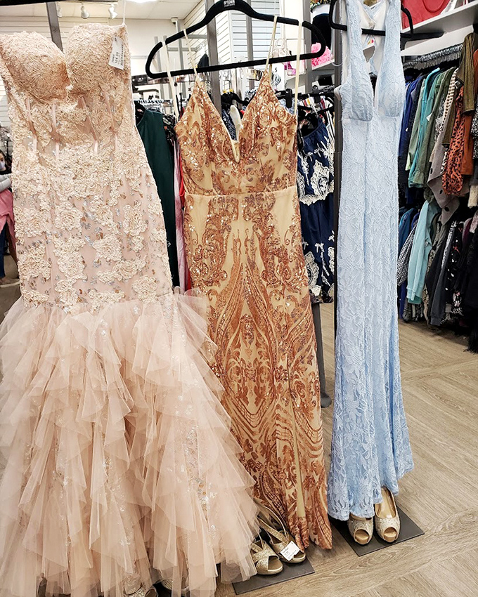Cinderella didn't have this many options! These gowns transform "once upon a time" into "once upon a dime."
