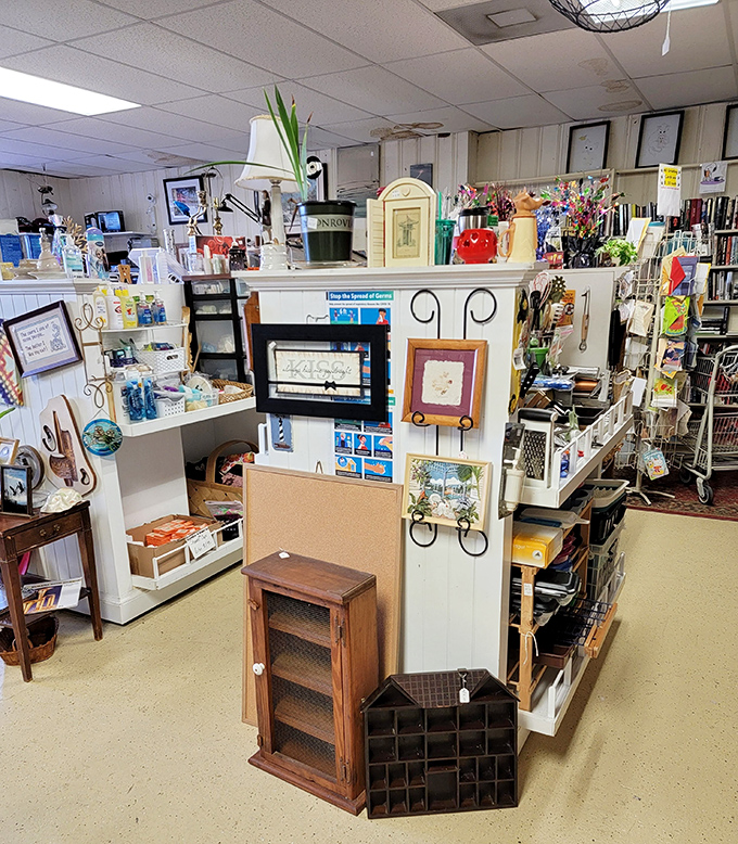 Home d&eacute;cor heaven! From vintage figurines to charming dishware, these shelves tell stories of dinners past and gatherings to come.