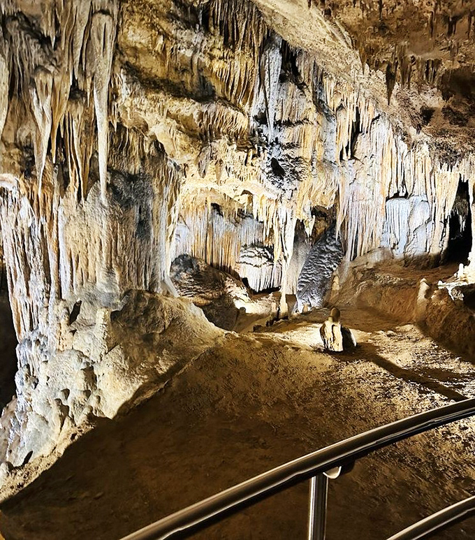 Mother Nature's infinity pool glows with an otherworldly blue light, collecting wishes and dreams from visitors for millions of years.