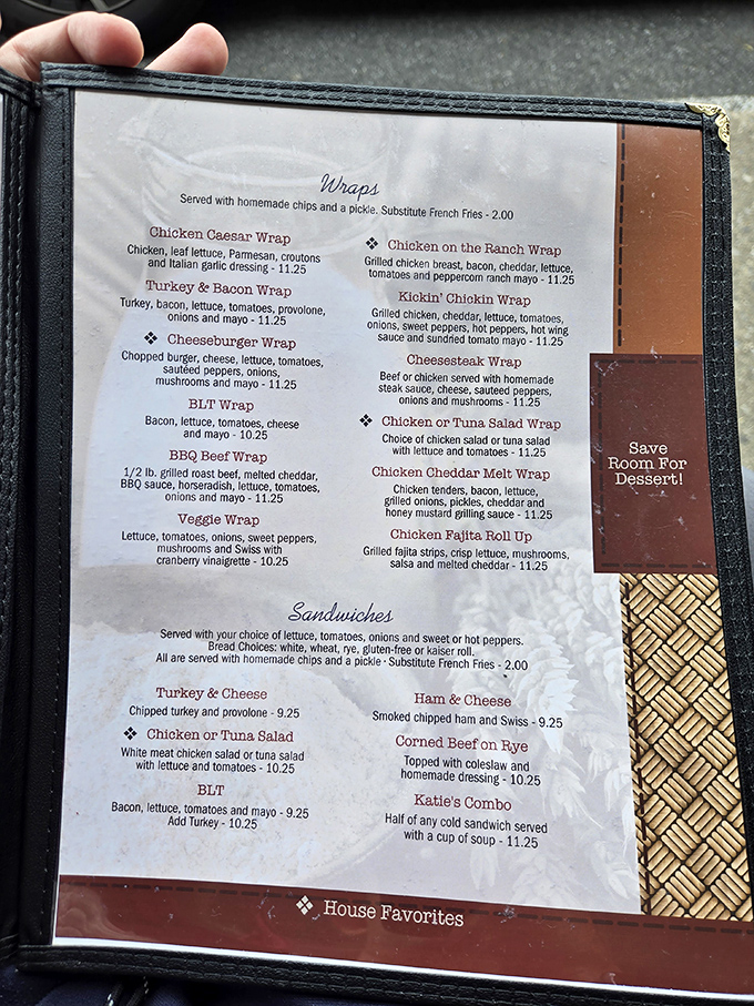 The menu reads like a love letter to comfort food classics &ndash; each item promising the kind of satisfaction that makes you want to hug the chef afterward.