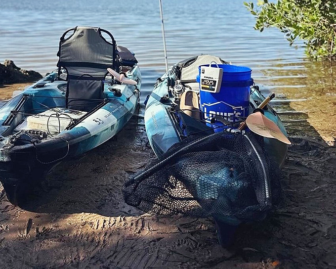 Adventure awaits at the water's edge. These kayaks aren't just recreational toys &ndash; they're your ticket to exploring Pine Island's hidden mangrove tunnels.