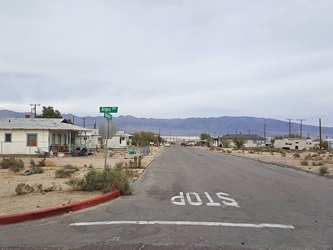 Main Street tells the story without embellishment—this is frontier America, where utility trumps pretense and the desert dictates the terms.