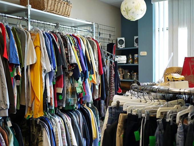 The men's clothing section offers everything from casual tees to business attire&mdash;proof that style doesn't need a designer price tag.