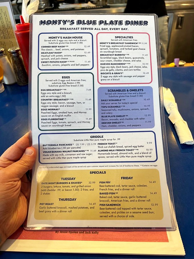 The menu reads like a love letter to comfort food—breakfast all day is the kind of policy decision we should all get behind.