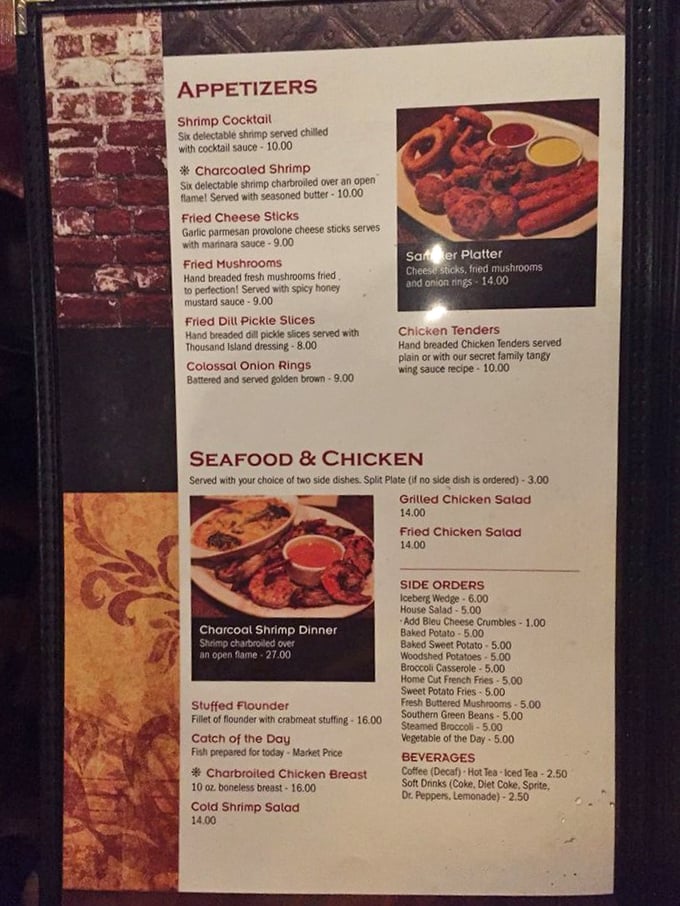 The menu reads like a love letter to carnivores, with appetizers that don't apologize for being exactly what you want before a serious steak.