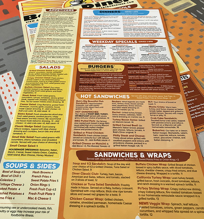 A menu that doesn't need fancy fonts or pretentious descriptions &ndash; just honest food that speaks for itself.