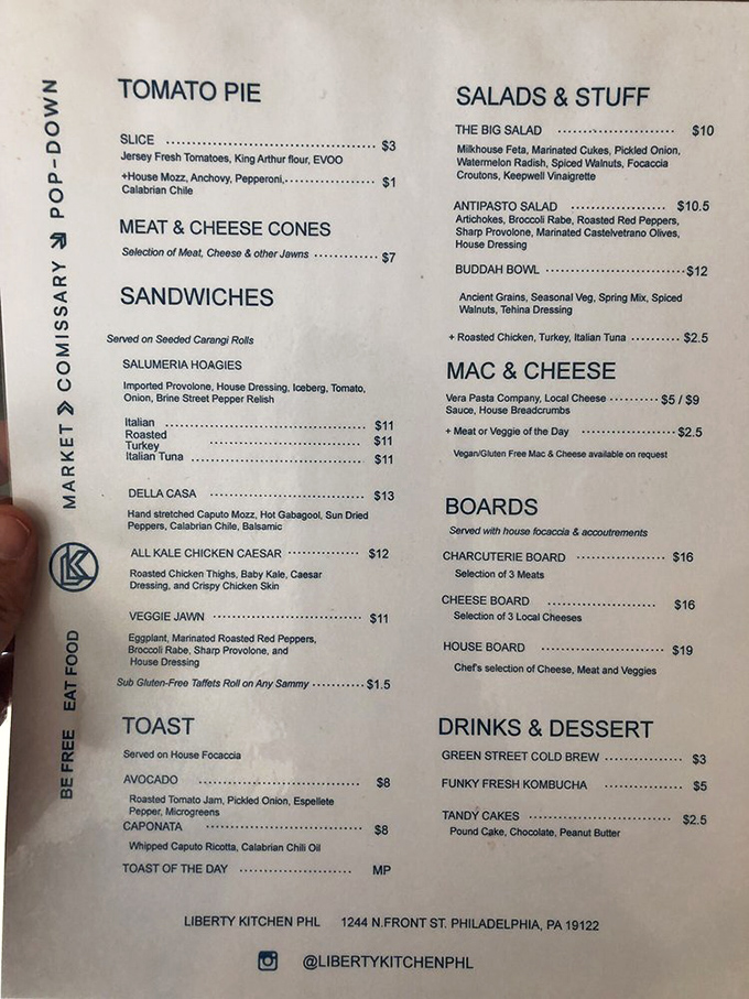 The menu reads like a love letter to Philadelphia food traditions, with each sandwich promising a different path to happiness.